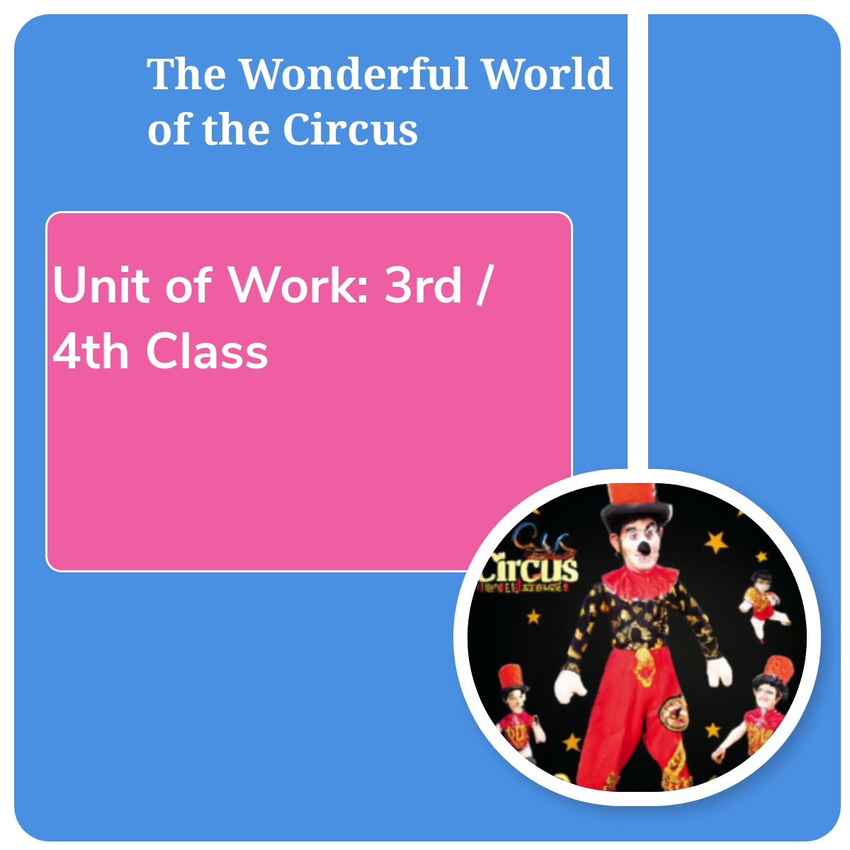 Unit of Work (3rd / 4th Class): The Wonderful World of the Circus ...