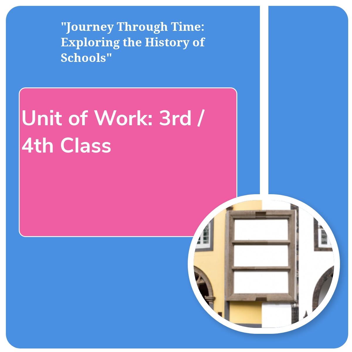 Unit of Work (3rd / 4th Class): "Journey Through Time: Exploring the History of Schools" - Mash.plus